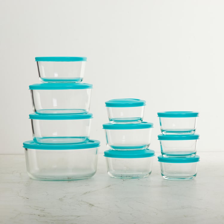 Buy Fiesta 10Pc Glass Storage Set from Home Centre at just INR 2999.0