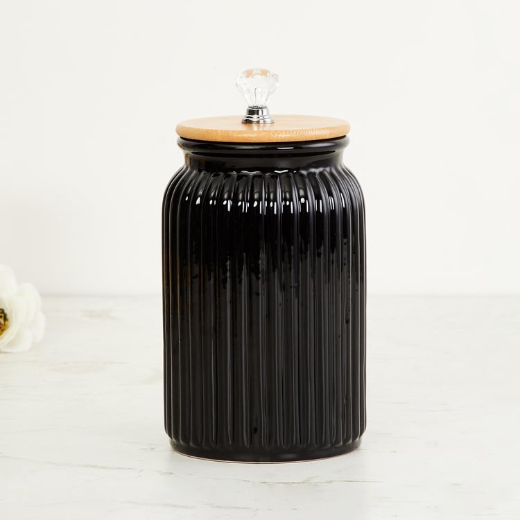Buy Splendid Textured Decorative Cannister with Lid from Home Centre at ...
