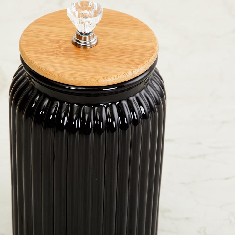 Buy Splendid Textured Decorative Cannister with Lid from Home Centre at ...