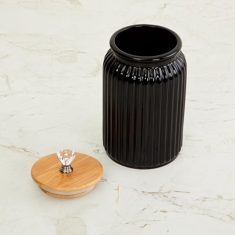 Buy Splendid Textured Decorative Cannister with Lid from Home Centre at ...