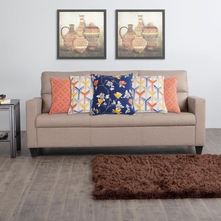 Buy Everyday Essentials Multicolour Printed Cushion Covers - 40x40cm ...