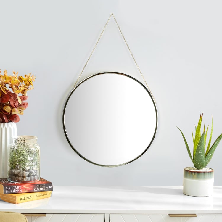 Buy Catania Round Hanging Wall Mirror - 45cm from Home Centre at just ...