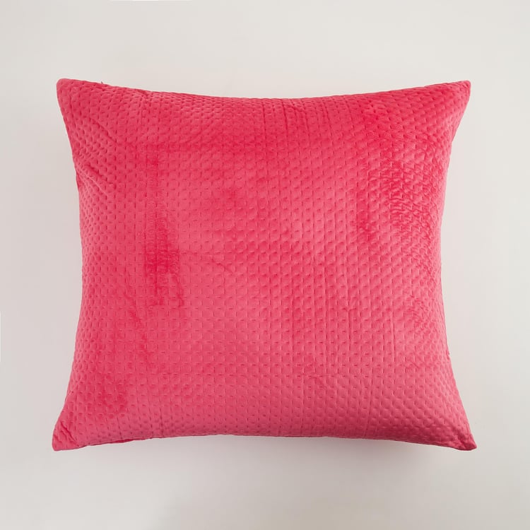 Buy Colour Connect Pink Euro Sham - 65x65cm from Home Centre at just ...