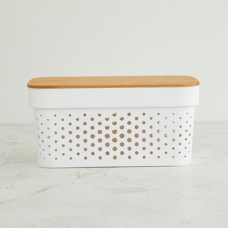 Buy Regan Infinity Basket with Bamboo Lid from Home Centre at just INR ...