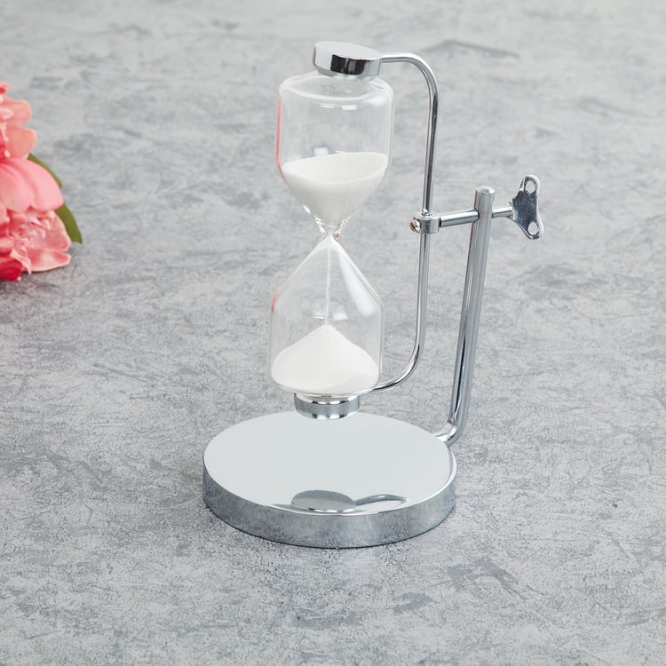 Buy Galaxy Silver Metal Rotating Sand Timer from Home Centre at just ...