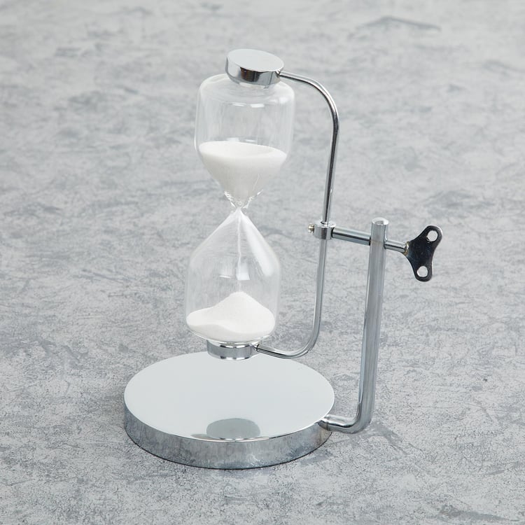 Buy Galaxy Silver Metal Rotating Sand Timer from Home Centre at just ...