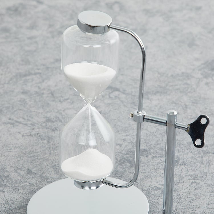 Buy Galaxy Silver Metal Rotating Sand Timer from Home Centre at just ...