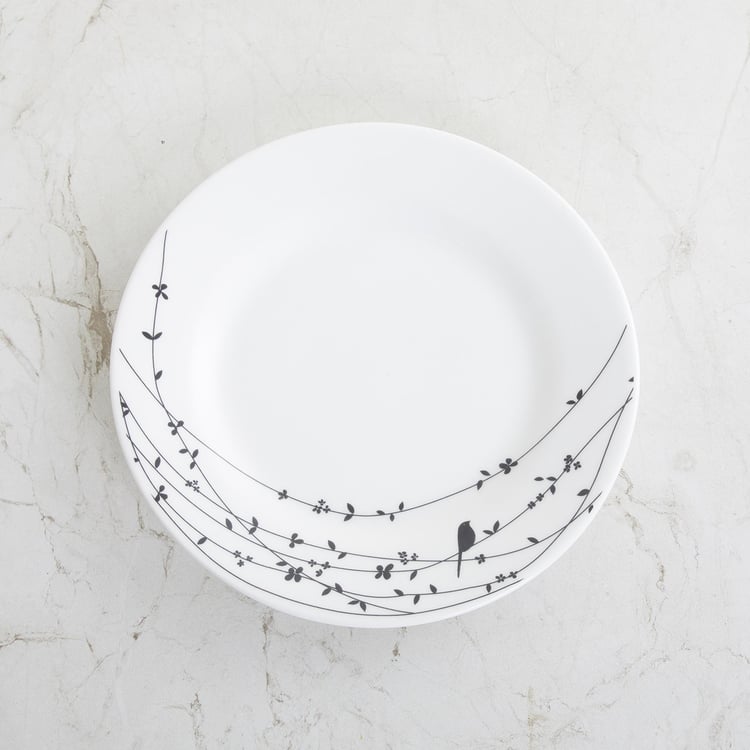 Buy Lucas White Printed Bone China Side Plate - 19cm from Home Centre ...