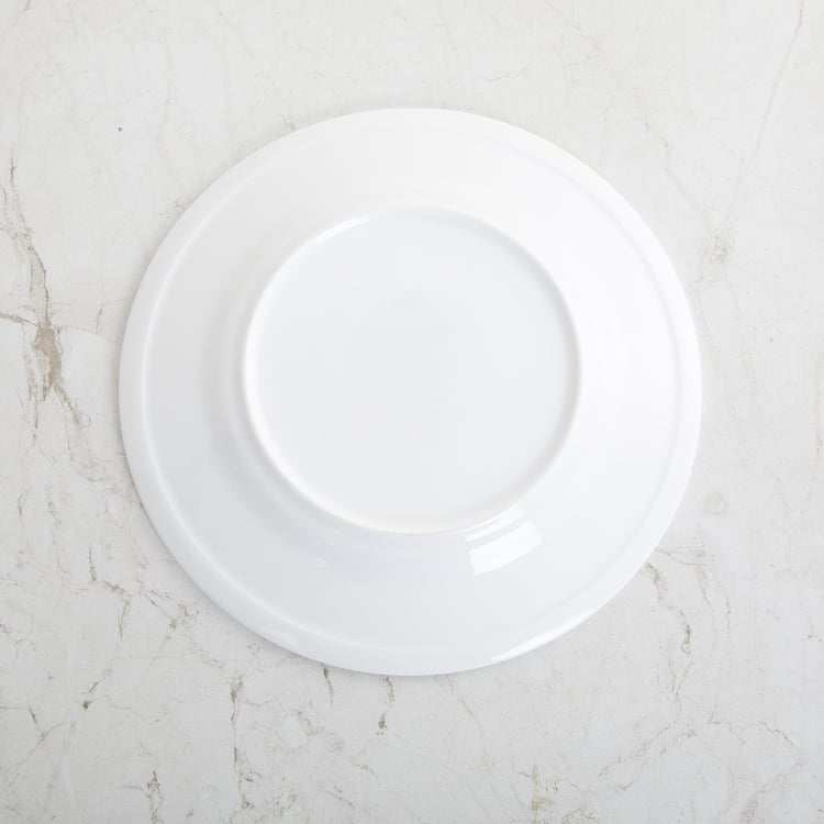 Buy Lucas White Printed Bone China Side Plate - 19cm from Home Centre ...