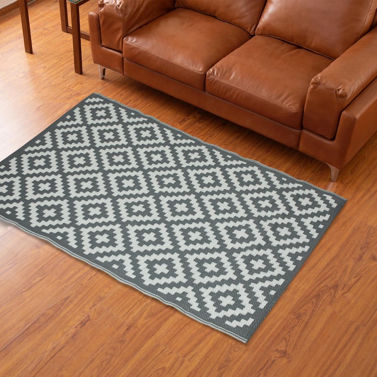 Buy Canterbury Textured Polypropylene Multicolour Woven Mat - 120x180 ...