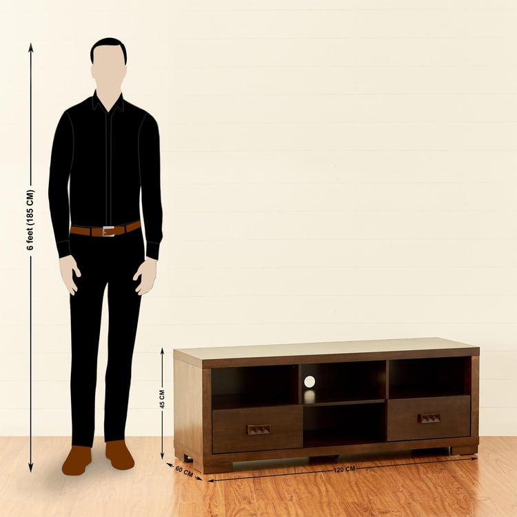 Buy Rio TV Unit - Brown from Home Centre at just INR 49995.0