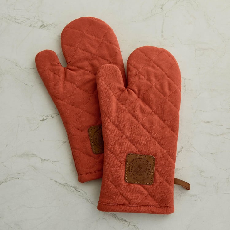 Buy Truffles Set of 2 Cotton Oven Mittens from Home Centre at just INR ...