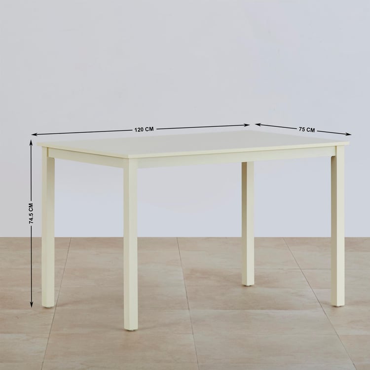 Buy Cornell 4-Seater Dining Table - White from Home Centre at just INR ...
