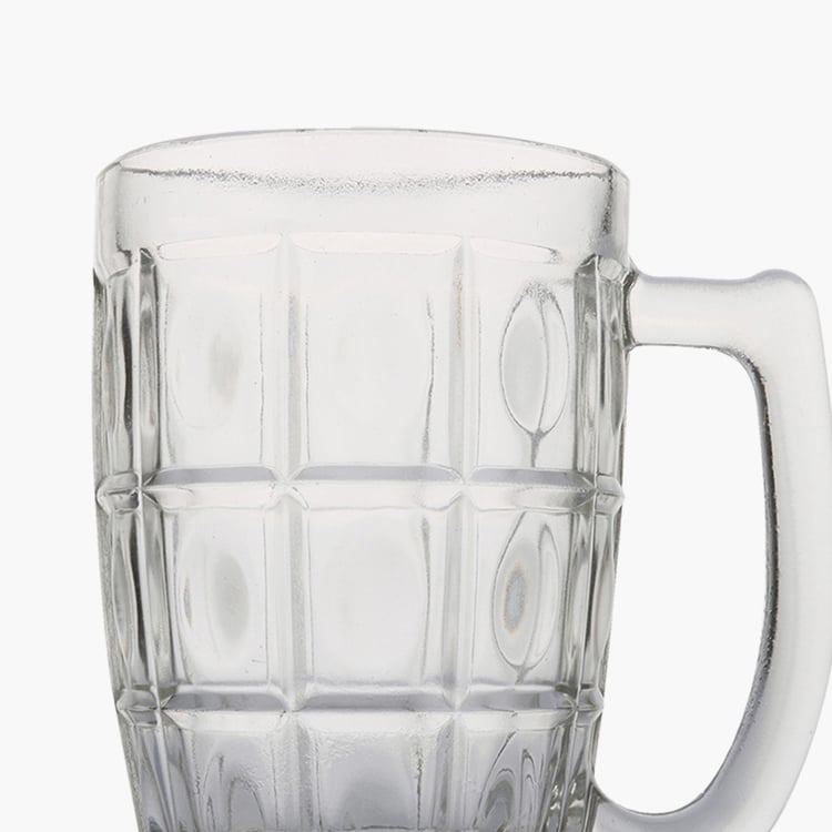 Buy Corsica Essential- Transparent Glass Beer Mug- Set of 2 - 350 ml ...
