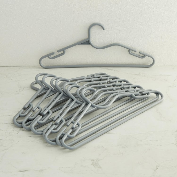 Buy Winston Set of 10 Polypropylene Clothes Hangers from Home Centre at ...