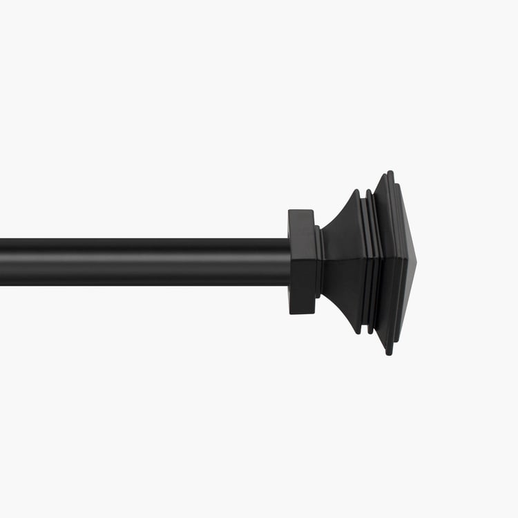 Buy DECO WINDOW Fashion Black Solid Iron Extendable Iron Rod - 162 cm ...