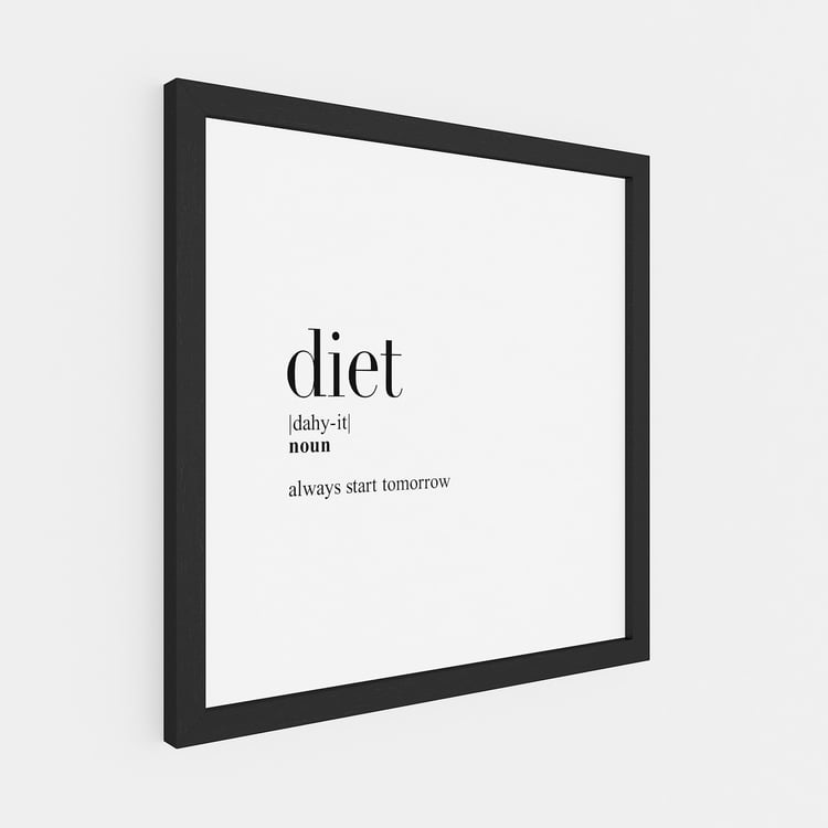 Buy Corsica Graphite White Wooden Printed Picture Frame - 33x33 cm from ...