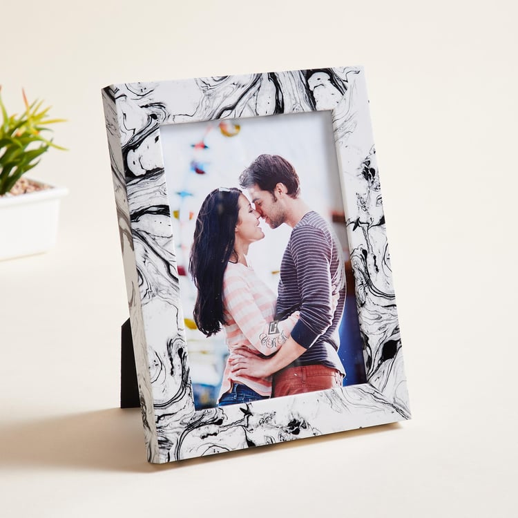 Buy Corsica Multicolour Marble Finish Plastic Photo Frame - 13x18cm ...
