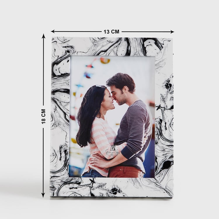 Buy Corsica Multicolour Marble Finish Plastic Photo Frame - 13x18cm ...