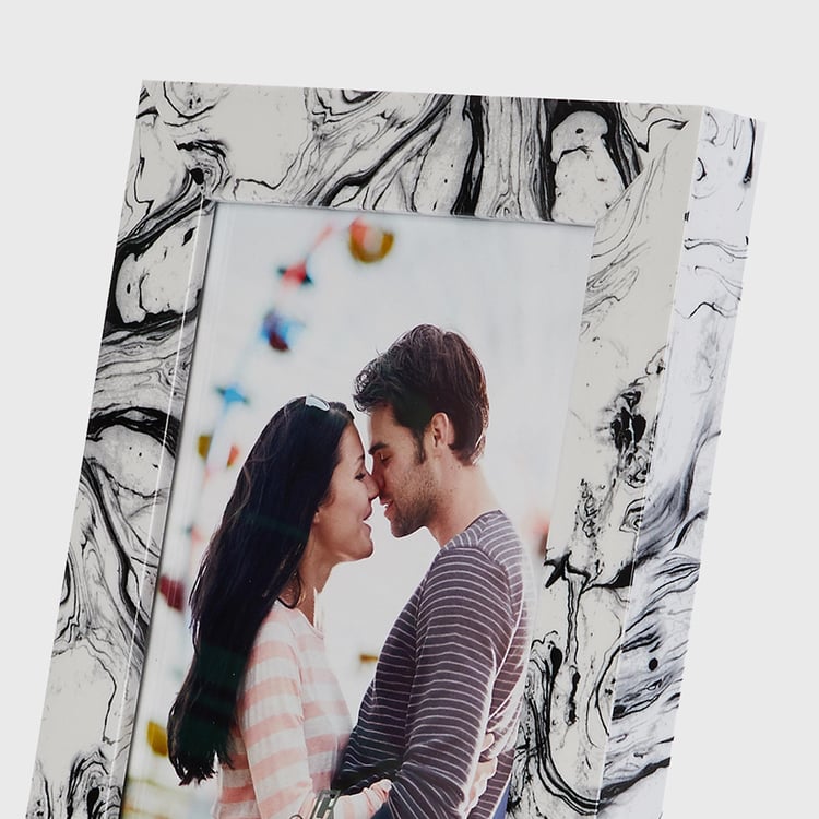 Buy Corsica Multicolour Marble Finish Plastic Photo Frame - 13x18cm ...