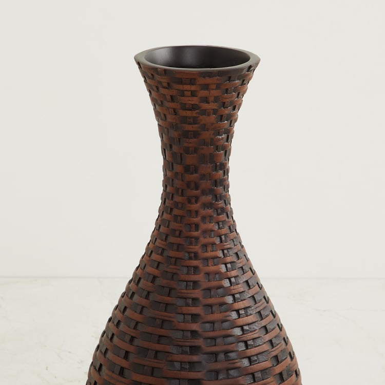Buy Splendid Polyresin Rattan Effect Vase from Home Centre at just INR ...