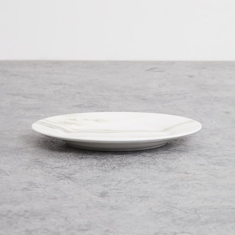 Buy Fiesta-Marble White Solid Bone China Side Plate - 18cm from Home ...