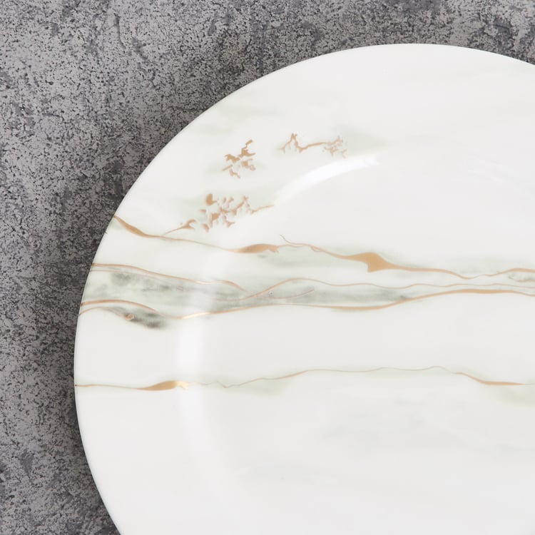 Buy Fiesta-Marble White Solid Bone China Side Plate - 18cm from Home ...