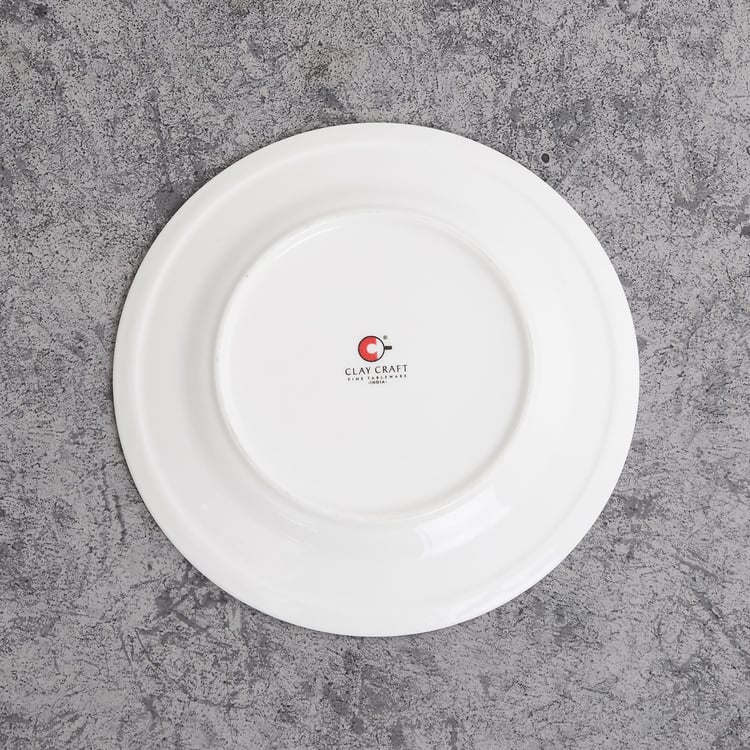 Buy Fiesta-Marble White Solid Bone China Side Plate - 18cm from Home ...