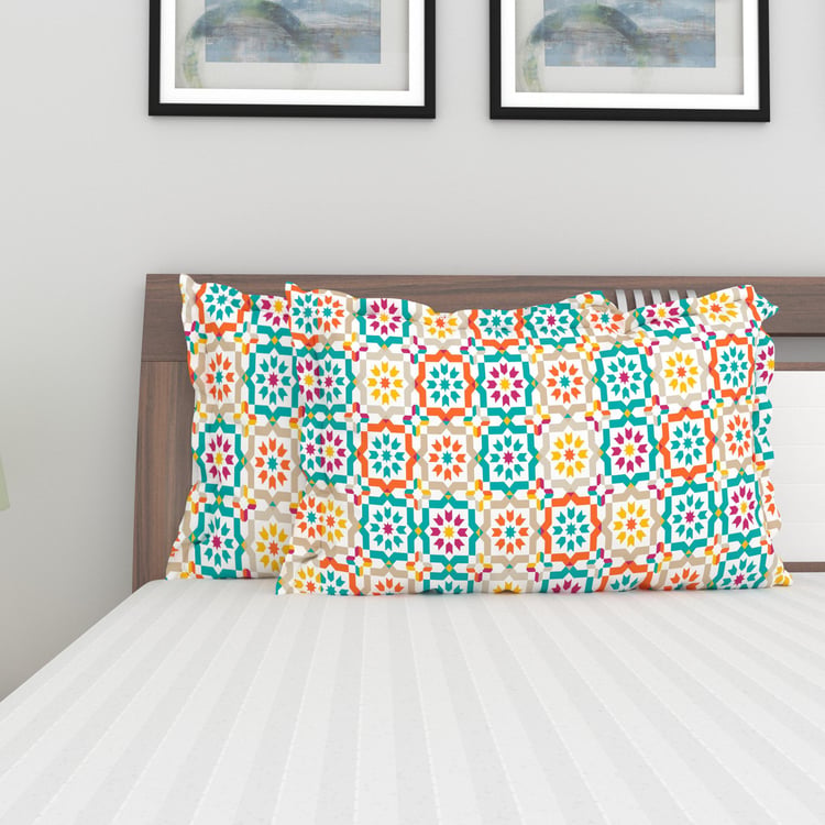Buy Everyday Essentials Set of 2 Pillow Covers - 45x70cm from Home ...