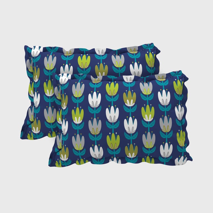 Buy Everyday Essentials Set of 2 Pillow Covers - 45x70cm from Home ...