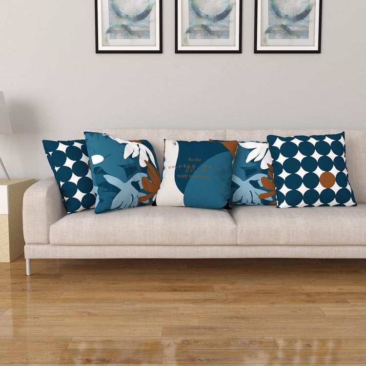 Buy Everyday Essentials Set of 5 Cushion Covers - 40x40cm from Home ...