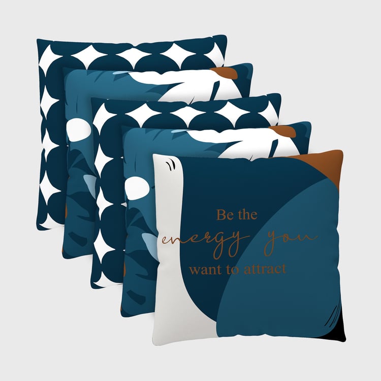 Buy Everyday Essentials Set of 5 Cushion Covers - 40x40cm from Home ...