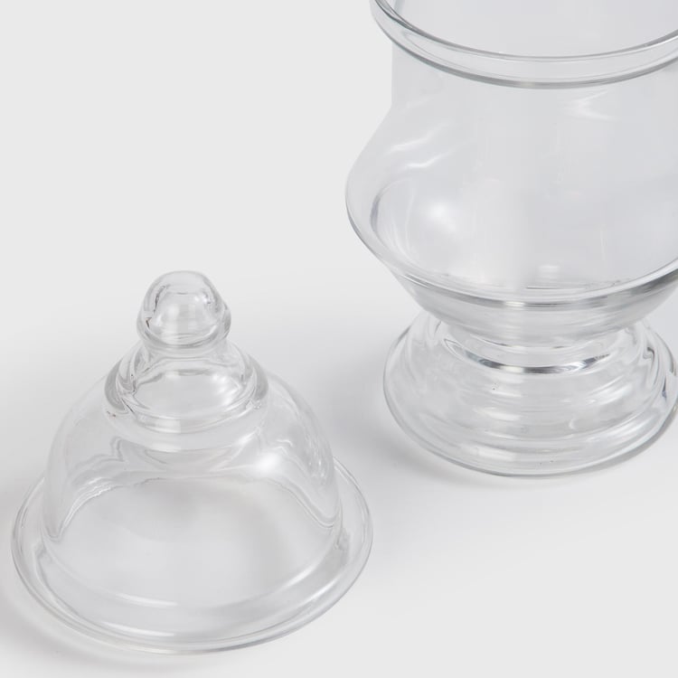 Buy Contour Glass Decorative Jar from Home Centre at just INR 799.0