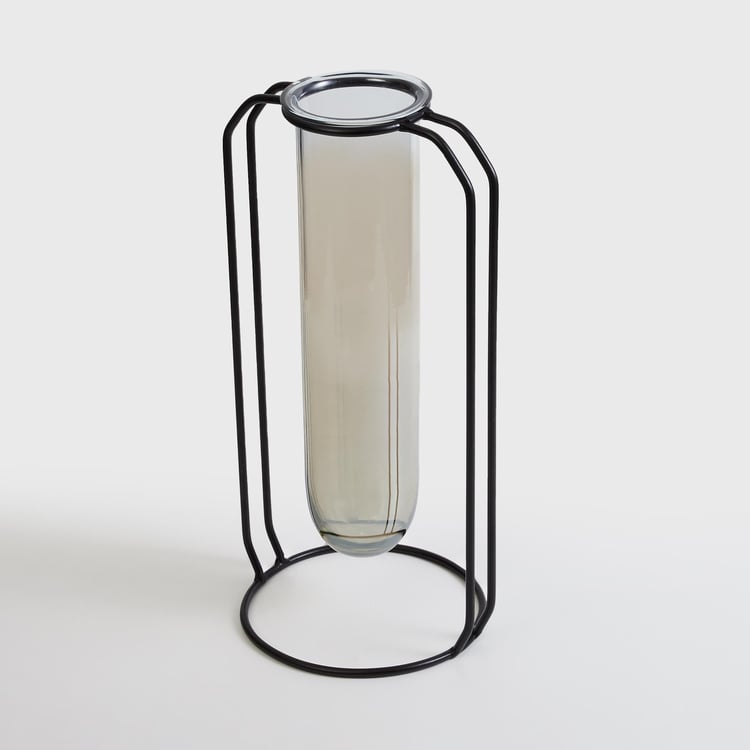Buy Splendid Glass Tube Vase with Stand from Home Centre at just INR 1599.0