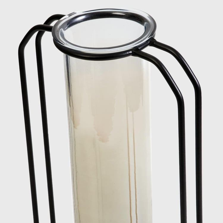 Buy Splendid Glass Tube Vase with Stand from Home Centre at just INR 1599.0