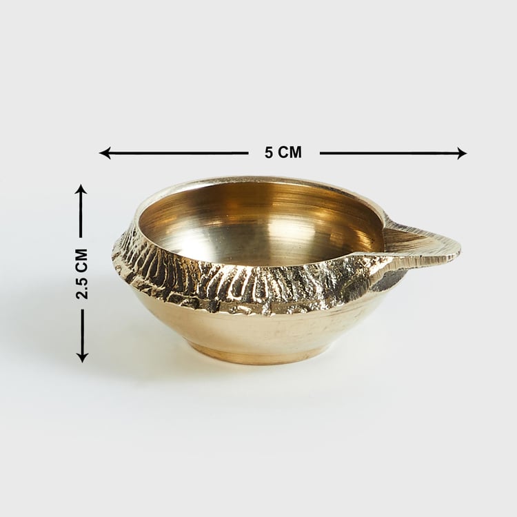Buy Upasana Set of 5 Metal Mini Diya from Home Centre at just INR 799.0
