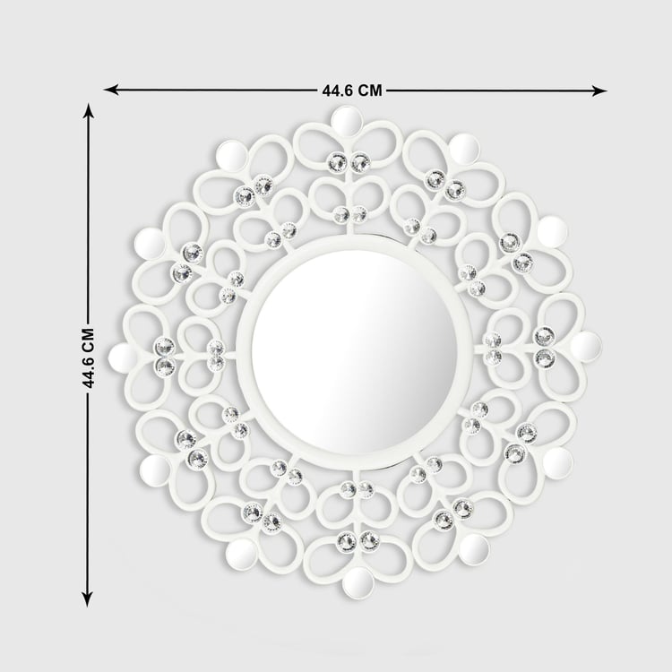 Buy Corsica Reflection Round Decorative Wall Mirror - 45cm from Corsica ...