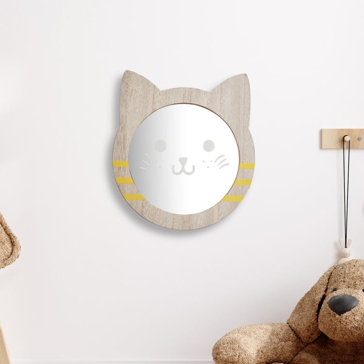 Buy Corsica Slate MDF Cat Wall Mirror - 19x21cm from Corsica by Home ...