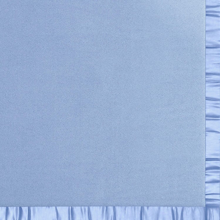Buy PORTICO Serenity Blue Solid Double Blanket - 220x240cm from Portico ...