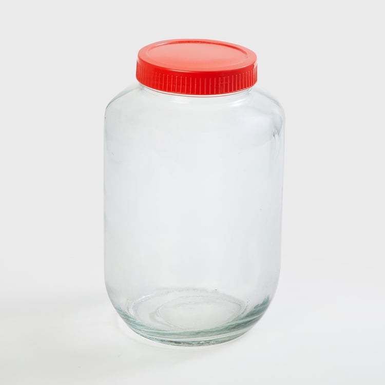 Buy Spinel Fierie Transparent Glass Jar With Lid - 3l from Home Centre ...