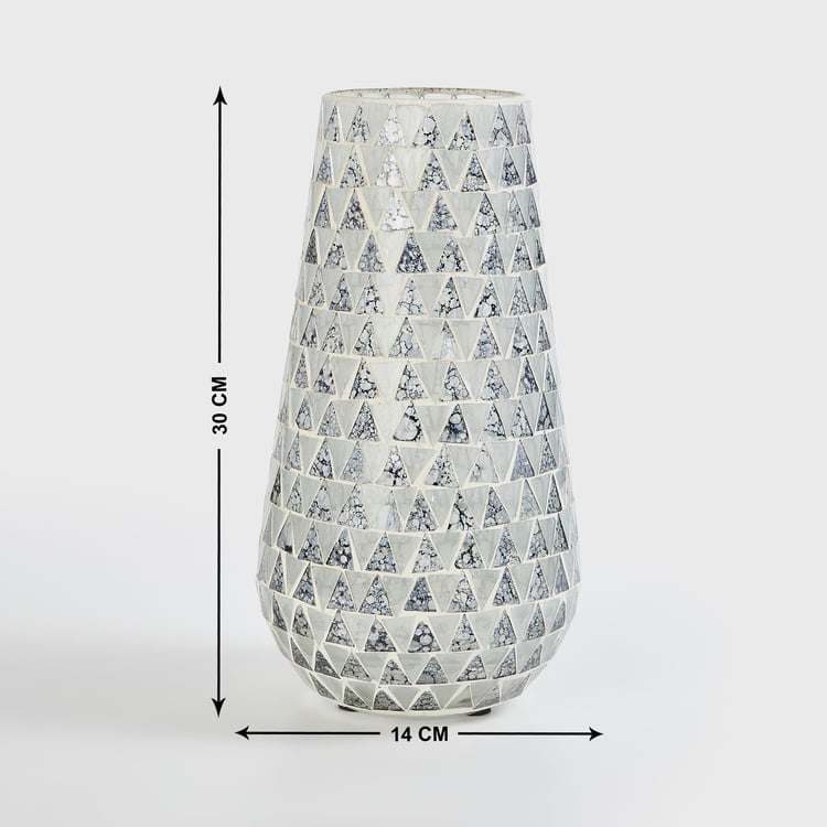 Buy Mable Glass Mosaic Vase from Home Centre at just INR 1499.0