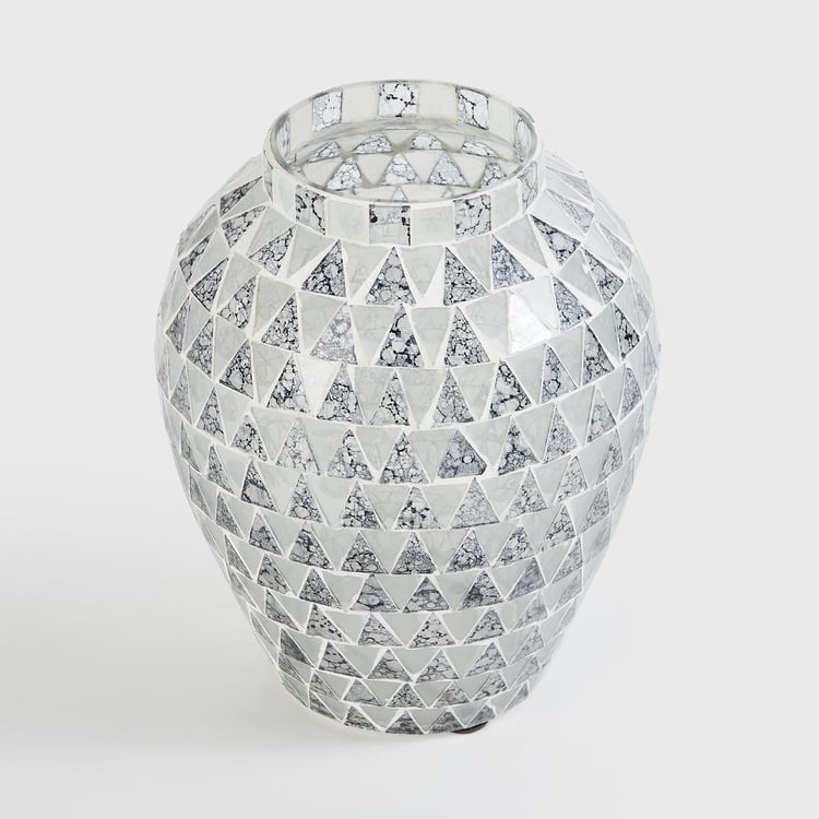 Buy Mable Glass Mosaic Vase from Home Centre at just INR 999.0