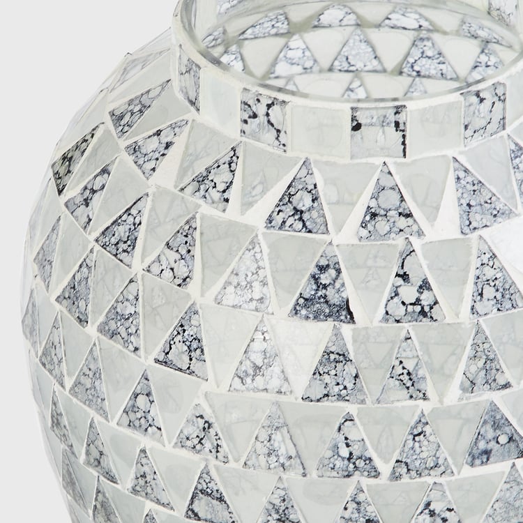 Buy Mable Glass Mosaic Vase from Home Centre at just INR 999.0