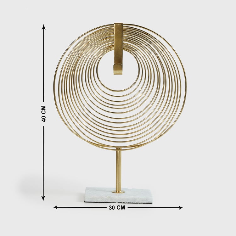 Buy Eternity Eterna Metal Spiral Circle Table Accent from Home Centre ...