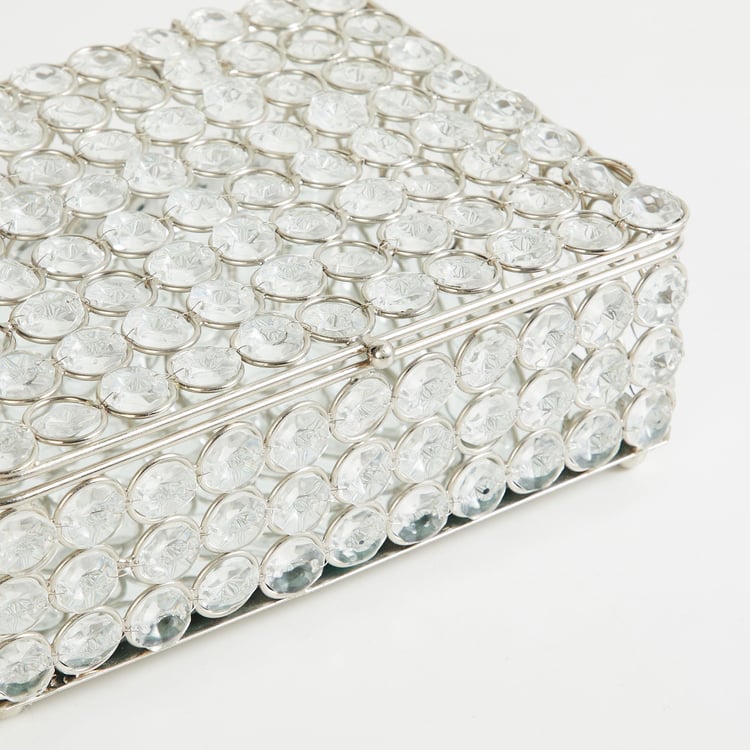 Buy Fiesta Glass Crystal Decorative Box from Home Centre at just INR 999.0