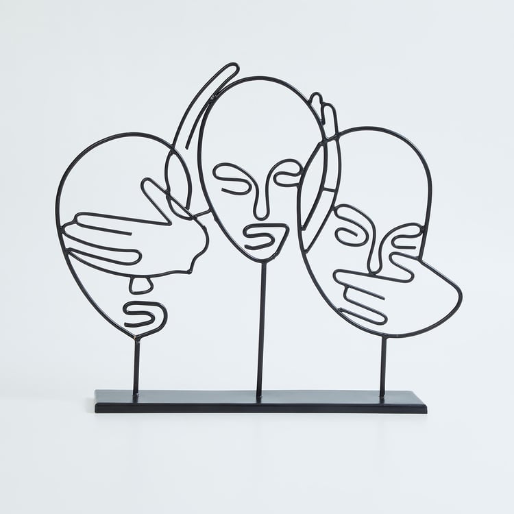 Buy Splendid Metal Human Face Table Accent from Home Centre at just INR ...