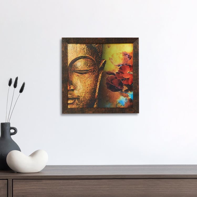 Buy Aura Wood Buddha Picture Frame - 35x35cm from Home Centre at just ...