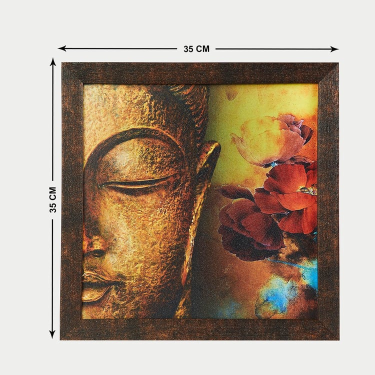 Buy Aura Wood Buddha Picture Frame - 35x35cm from Home Centre at just ...
