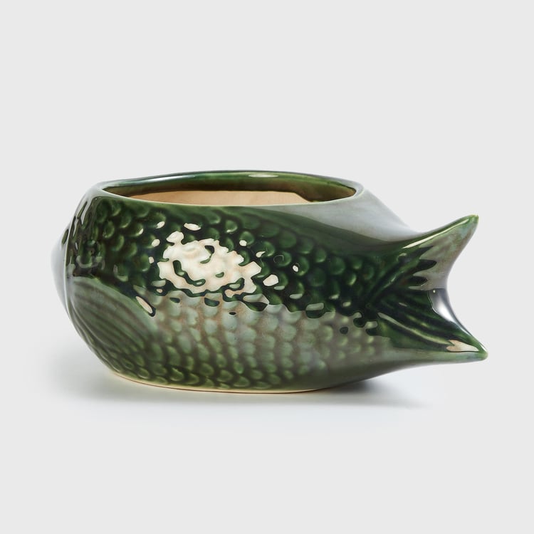 Buy Corsica Eden Ceramic Fish Planter from Corsica by Home Centre at ...