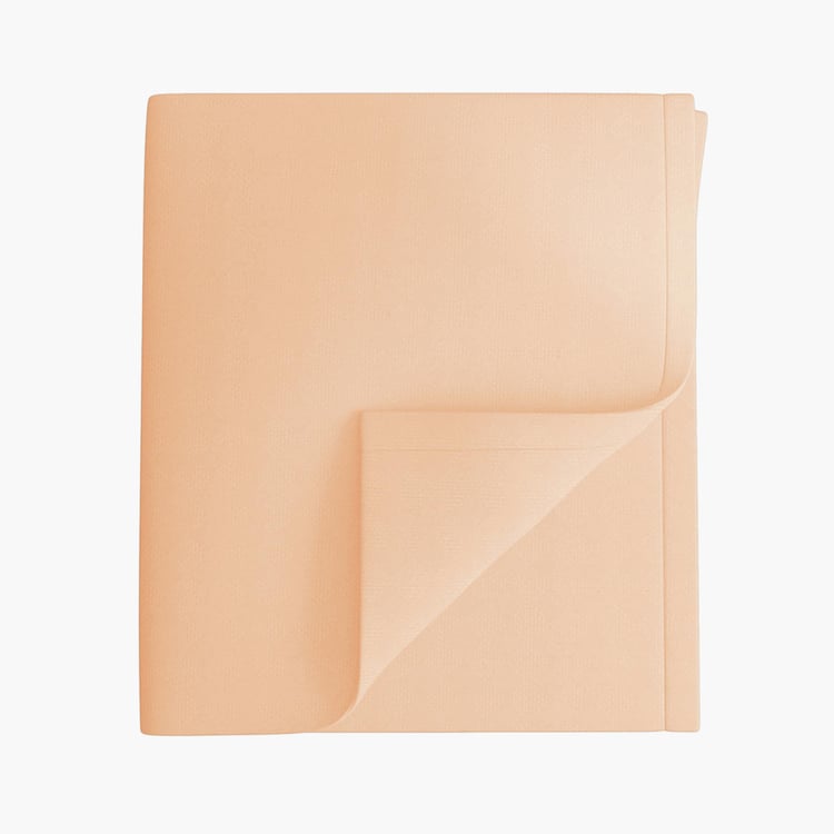 Buy PORTICO Solace Peach Solid Cotton Single Dohar - 150x224cm from ...